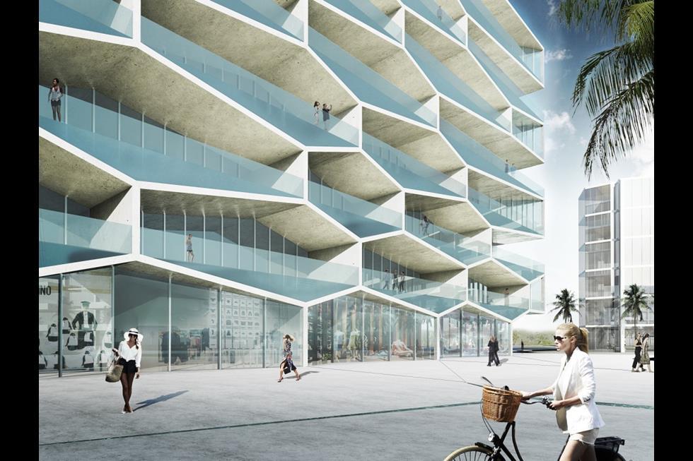 BIG unveils designs for 'honeycomb' building in Bahamas | News | Building